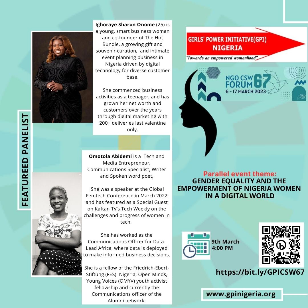 Gender Equality in a Tech-World - Girls' Power Initiative